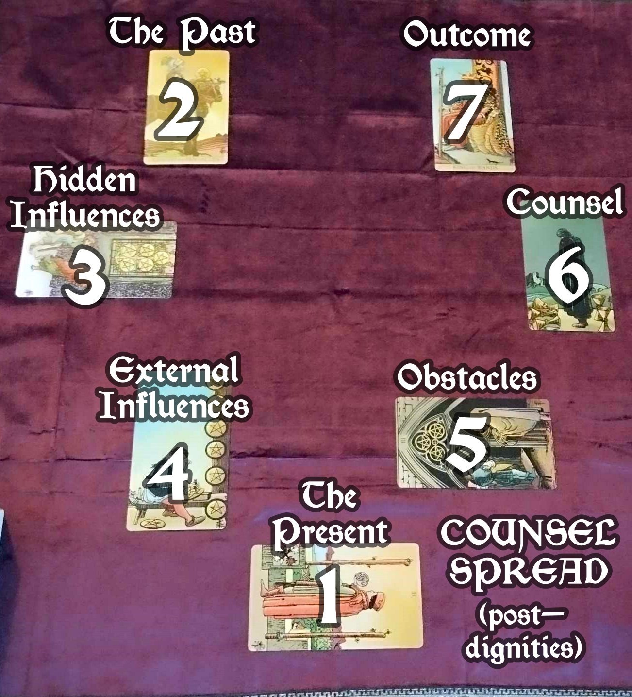 More Elemental Dignities: The Counsel Spread - The Queen of Cups ...